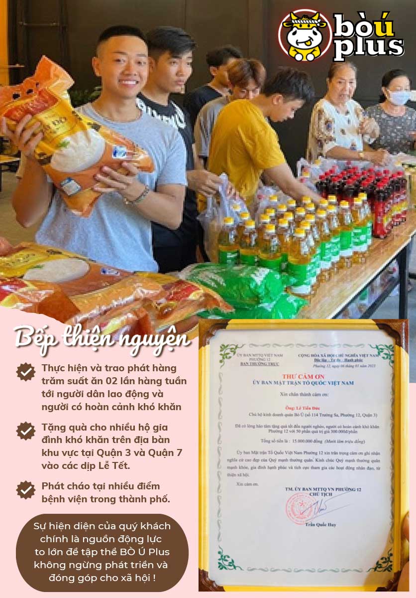 Bò Ú Plus Lâm Văn Bền | Menu & Ưu đãi mới nhất | PasGo