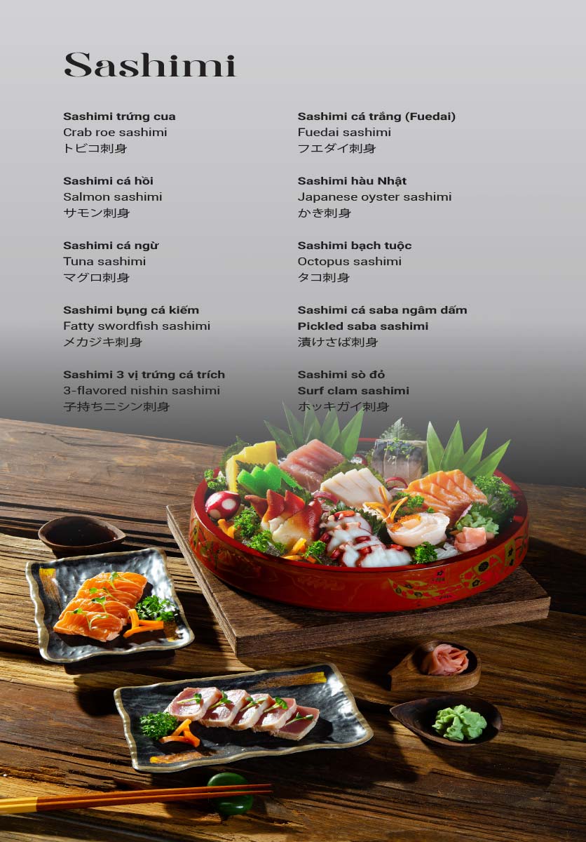 Saju Sushi & BBQ Hoàng Quốc Việt| Buffet Nhật Bản độc đáo - PasGo