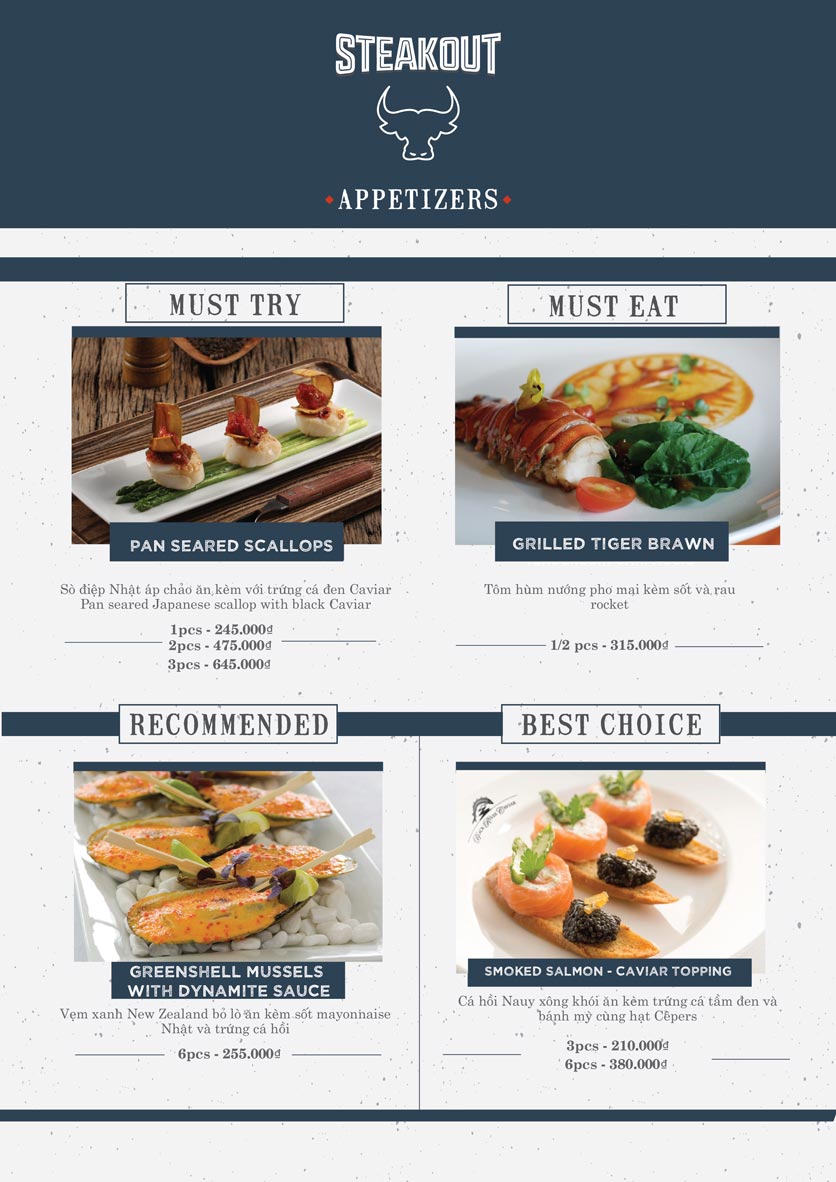 Nhà hàng Steakout - Trần Hưng Đạo - Beefsteak chuẩn vị châu Âu