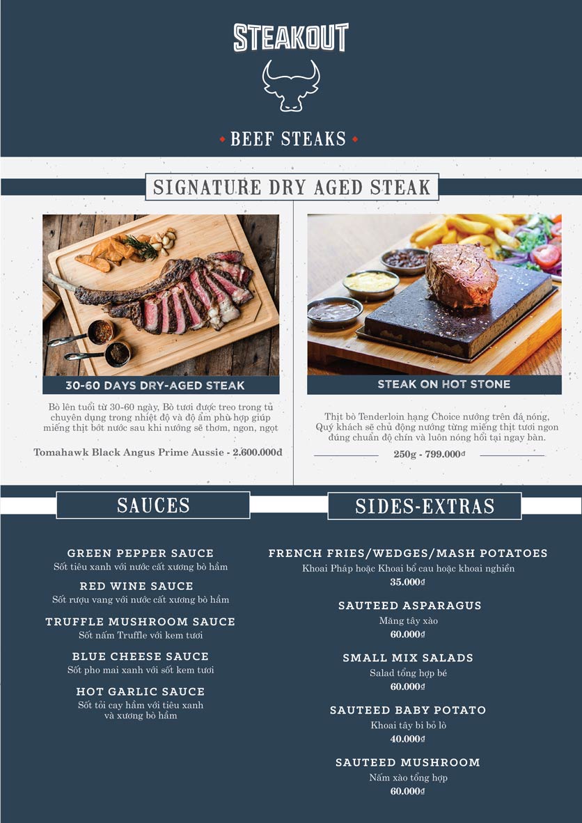 Nhà hàng Steakout - Trần Hưng Đạo - Beefsteak chuẩn vị châu Âu