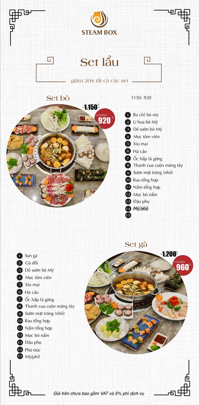 Lẩu hơi Steam Box Nguyễn Thị Định | Ưu đãi đặt bàn PasGo
