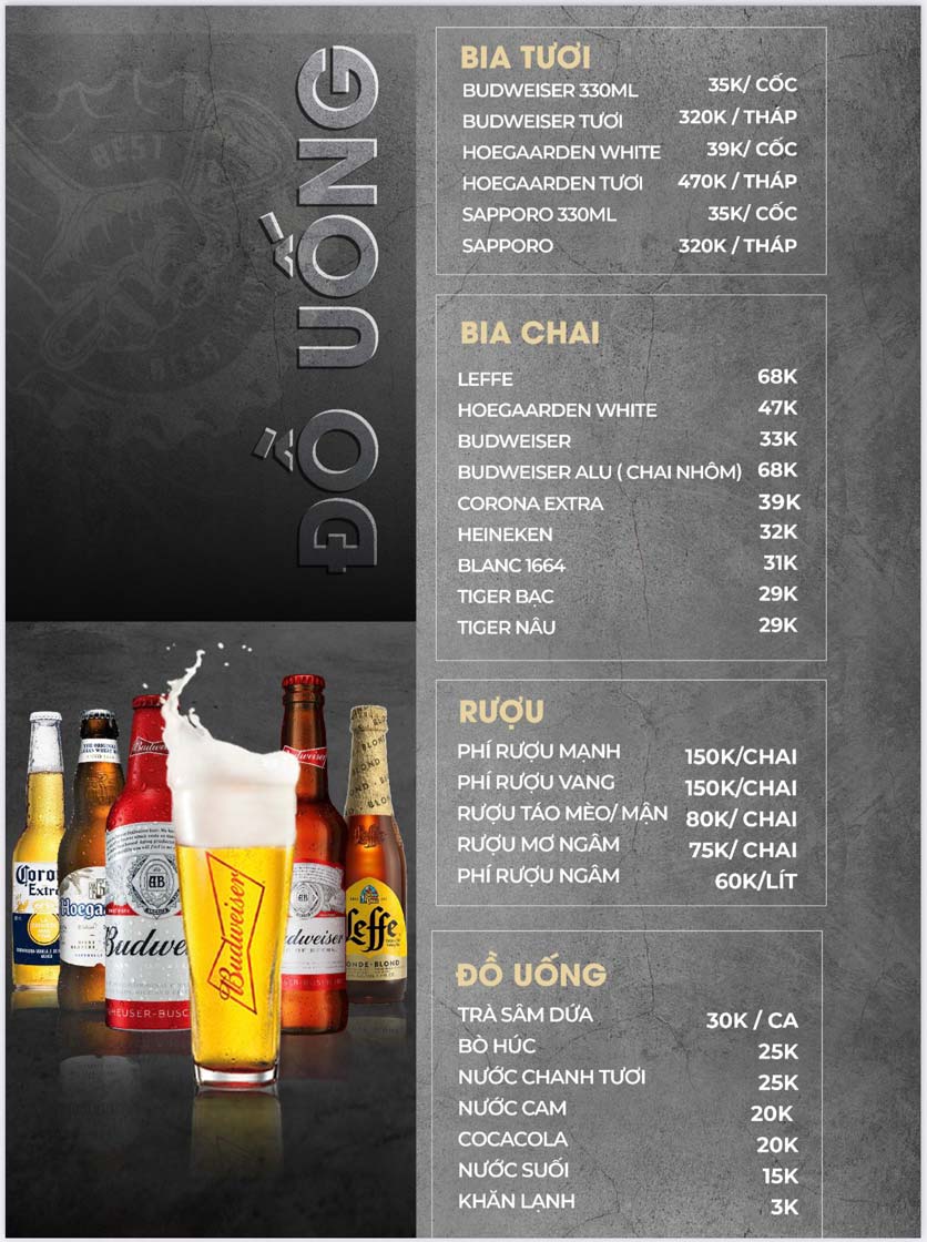Nhà hàng Vitamin Beer - Nguyễn Văn Tuyết| Đại tiệc món Việt & Bia