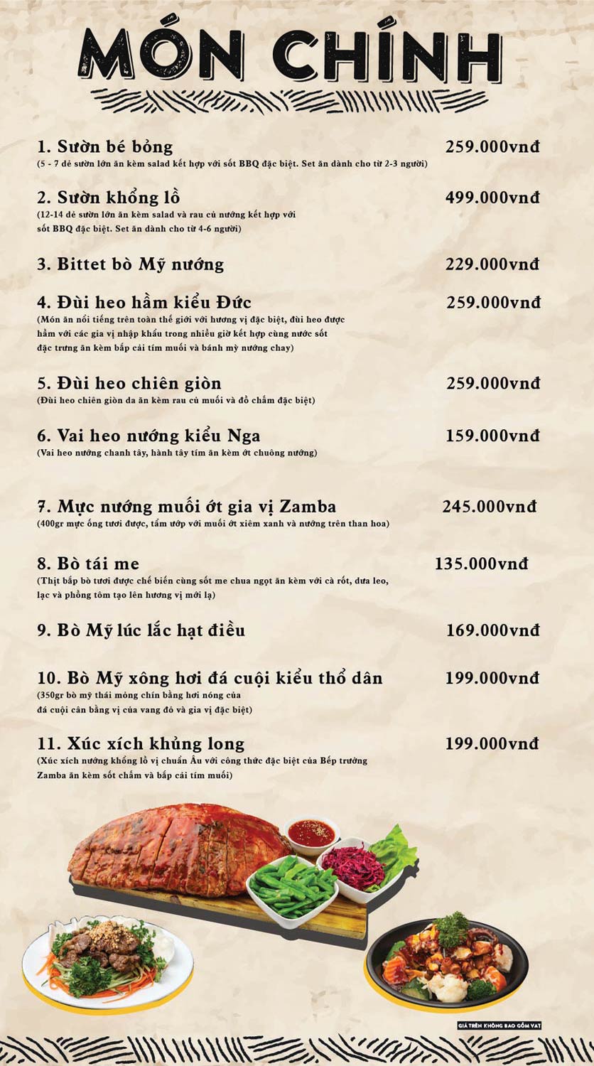 Nhà hàng Zamba Extra BBQ & Beer - Đông Các | Nướng & Beer!