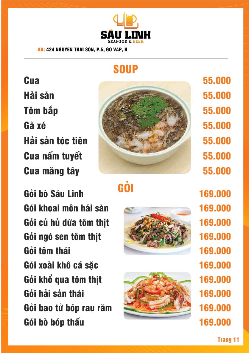 Nhà hàng Sáu Linh Gò Vấp - Thực đơn và ưu đãi mới nhất | PasGo