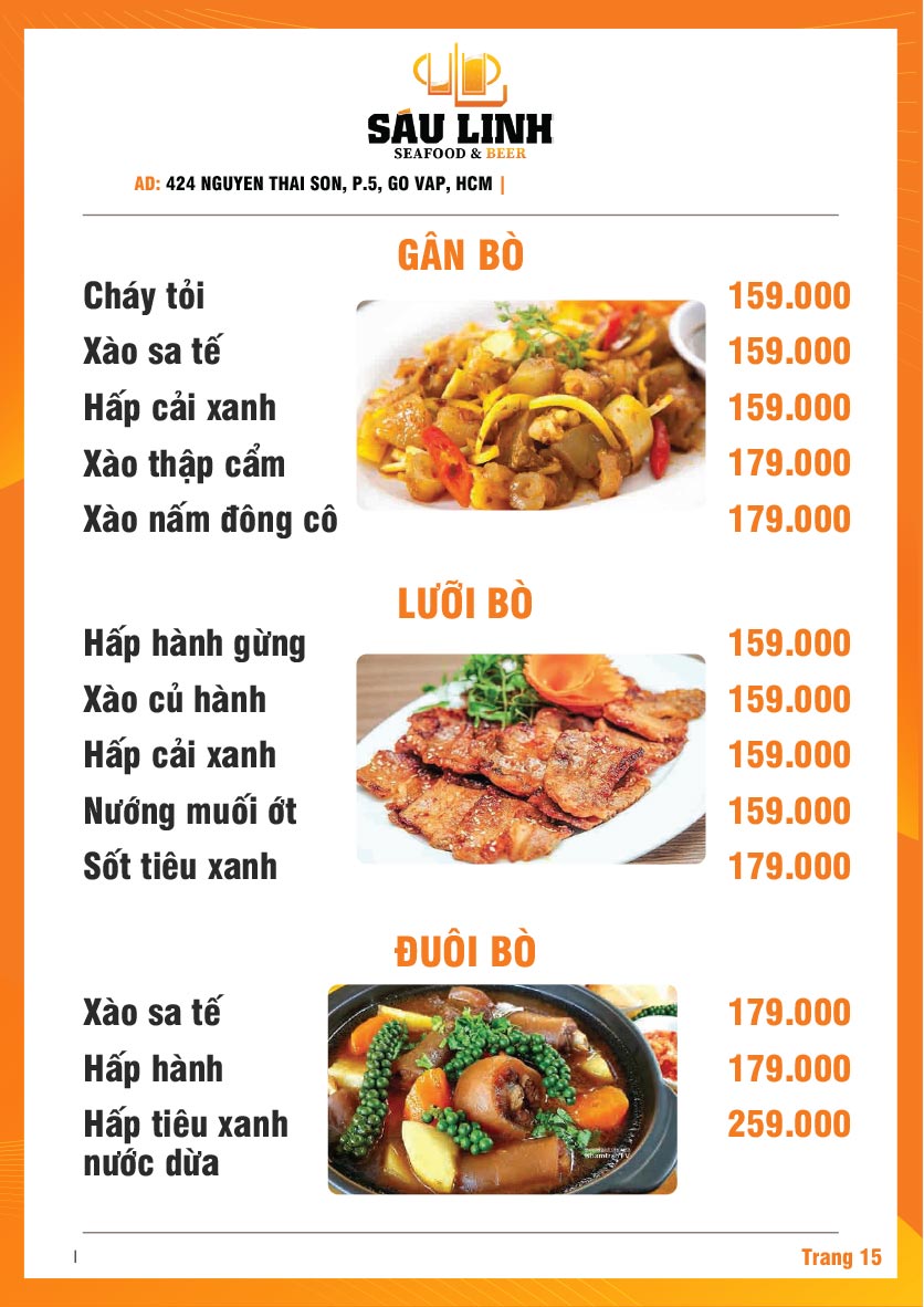 Nhà hàng Sáu Linh Gò Vấp - Thực đơn và ưu đãi mới nhất | PasGo