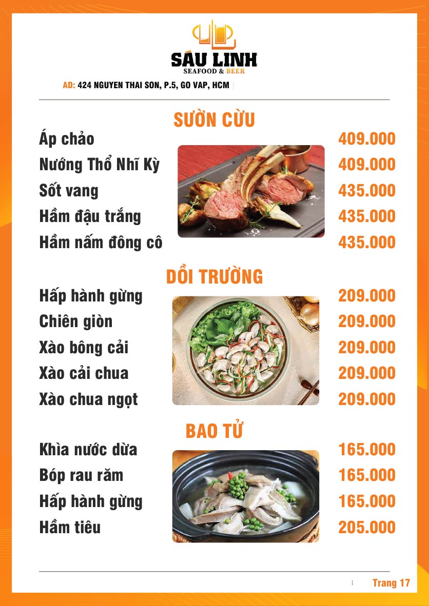 Nhà hàng Sáu Linh Gò Vấp - Thực đơn và ưu đãi mới nhất | PasGo