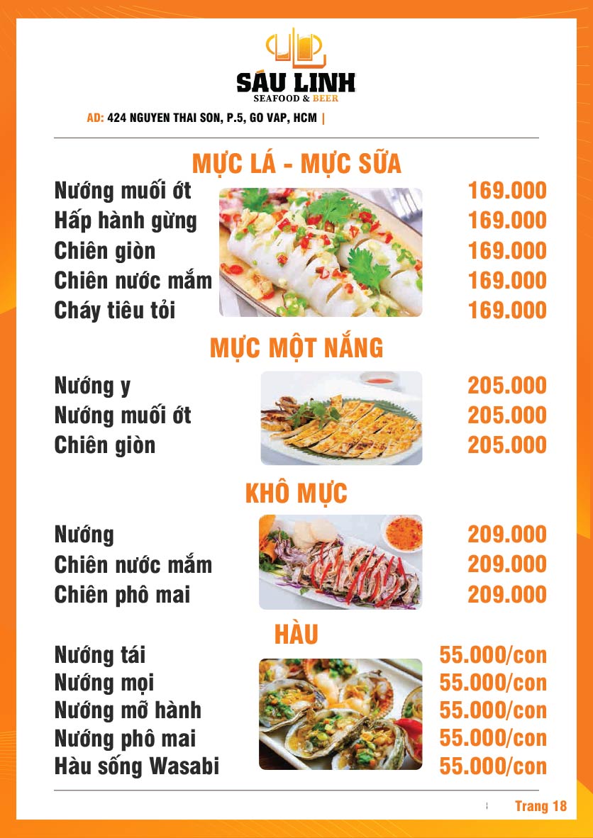 Nhà hàng Sáu Linh Gò Vấp - Thực đơn và ưu đãi mới nhất | PasGo
