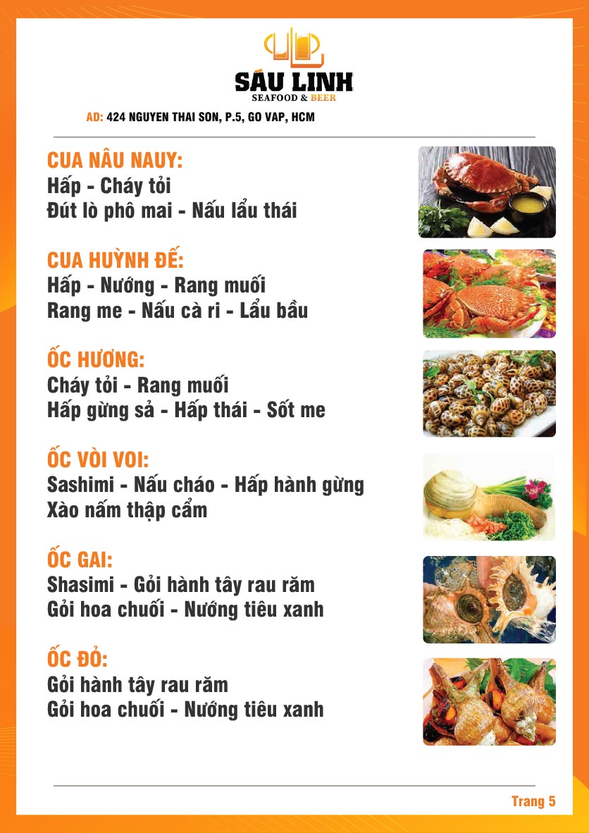 Nhà hàng Sáu Linh Gò Vấp - Thực đơn và ưu đãi mới nhất | PasGo