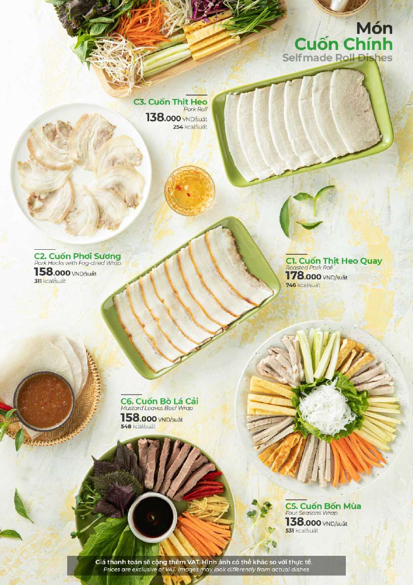 Cuốn N Roll Hoàng Đạo Thuý | XEM Menu & Ưu Đãi MỚI PasGo