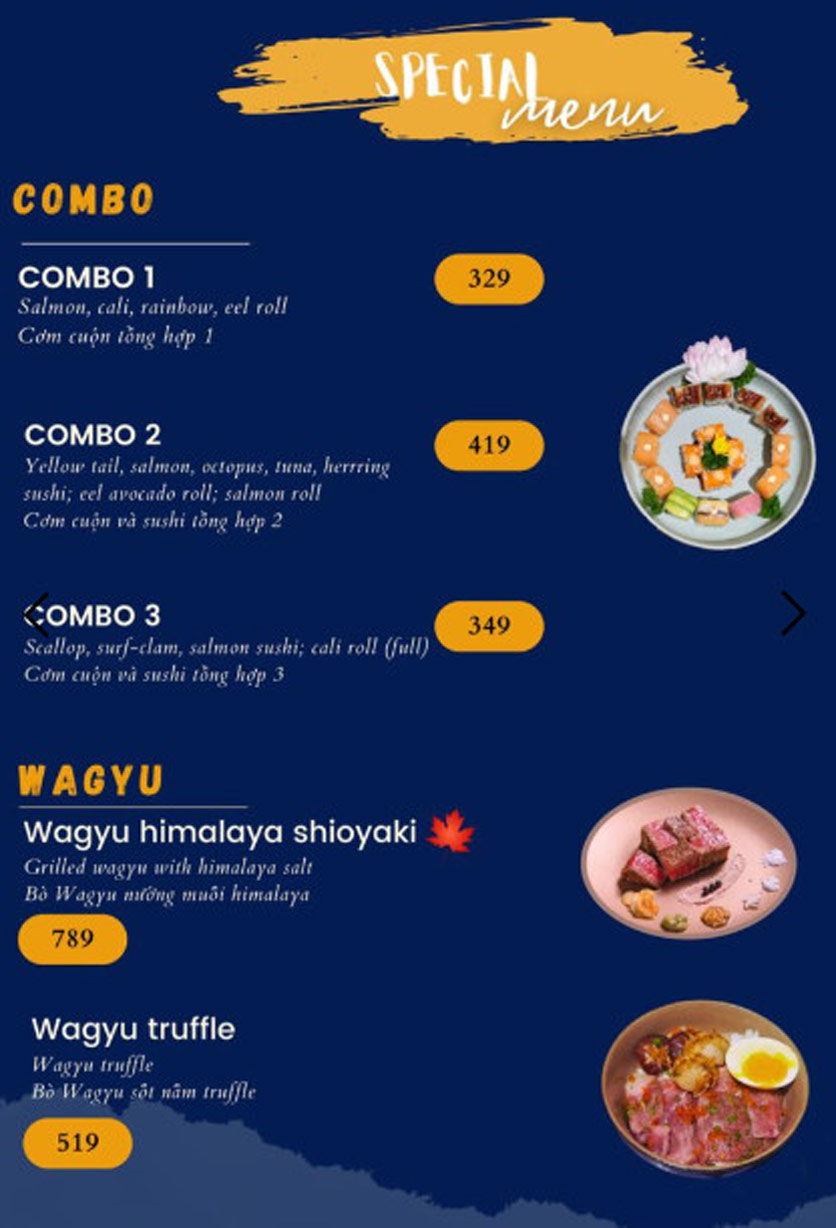Momiji Japanese Dining Lê Văn Miến | XEM NGAY ƯU ĐÃI MỚI PasGo