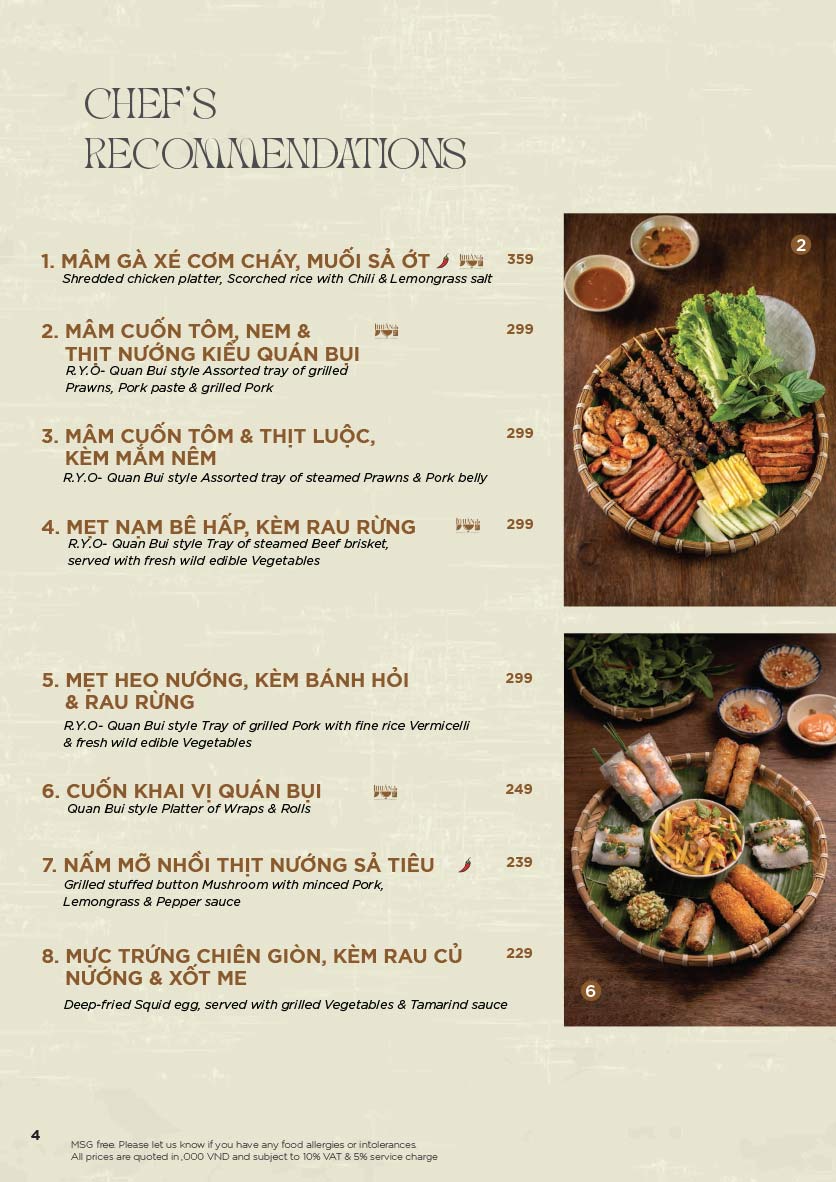 Quán Bụi Saigon Pearl - Sự Kết Hợp Giữa Hiện Đại & Truyền Thống