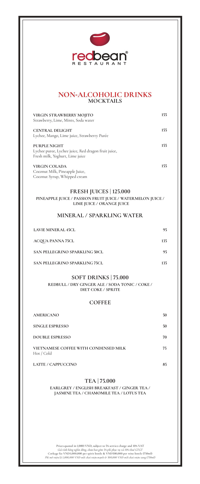 Nhà hàng Red Bean Central Hàng Thùng - Ưu đãi mới nhất | PasGo