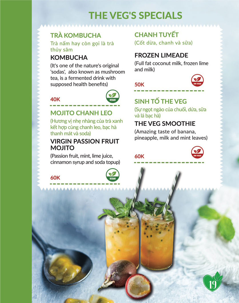 The Veg Organic Vego & Tea - Tống Duy Tân | Đặt bàn PasGo kèm Ưu Đãi