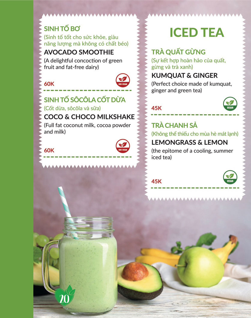 The Veg Organic Vego & Tea - Tống Duy Tân | Đặt bàn PasGo kèm Ưu Đãi