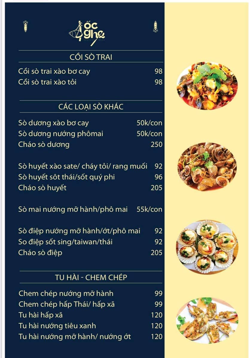 Ốc Ghe Mạc Đĩnh Chi | Ưu đãi mới nhất