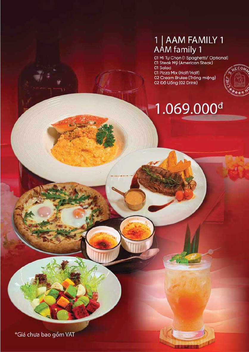 AAM Bistro Khâm Thiên | Menu & Ưu đãi | Đặt bàn PasGo