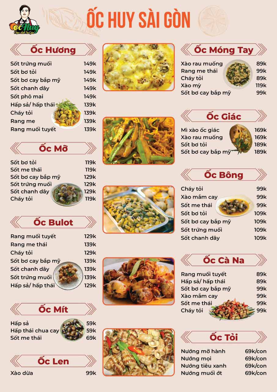 Ốc Huy Sài Gòn Huỳnh Thúc Kháng | XEM NGAY ƯU ĐÃI MỚI PasGo