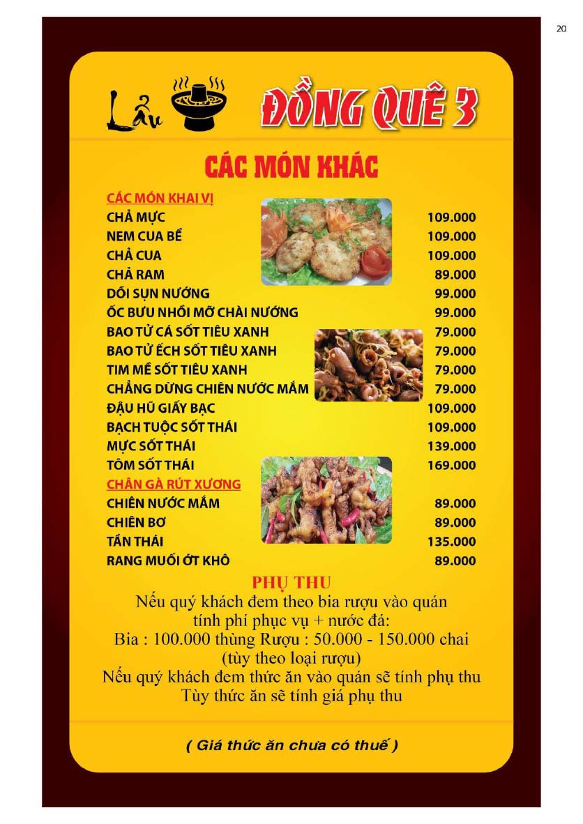 Quán Đồng Quê 3 Nguyễn Văn Khối | XEM NGAY ƯU ĐÃI MỚI PasGo