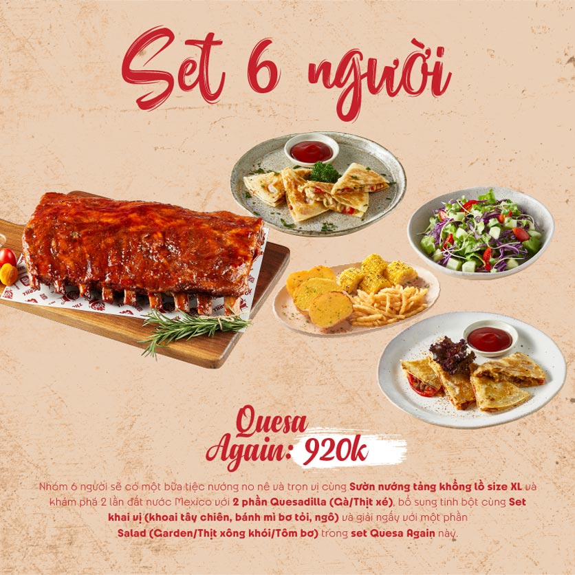 Sườn Mười Hoàng Văn Thái - Sườn nướng BBQ | Menu và ưu đãi PasGo