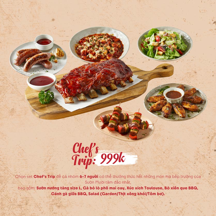 Sườn Mười Nguyễn Văn Lộc - Sườn nướng BBQ | Bảng giá và ưu đãi