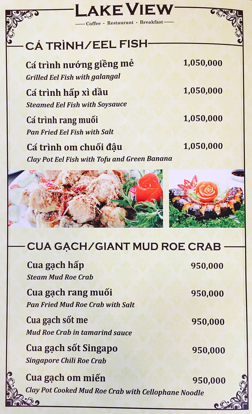 Nhà hàng Lake View - Hoàng Cầu - Cafe, Ẩm thực Á Âu sang trọng