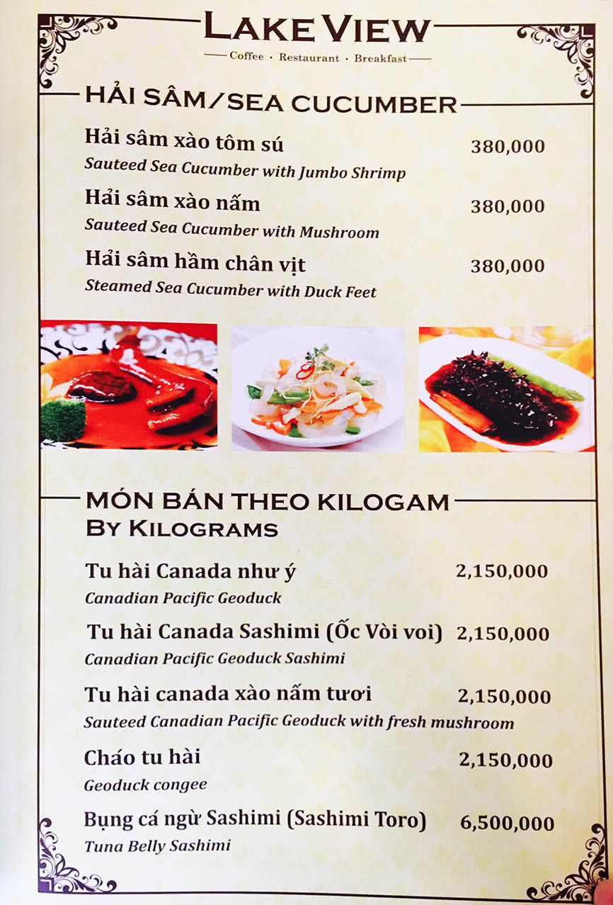 Nhà hàng Lake View - Hoàng Cầu - Cafe, Ẩm thực Á Âu sang trọng