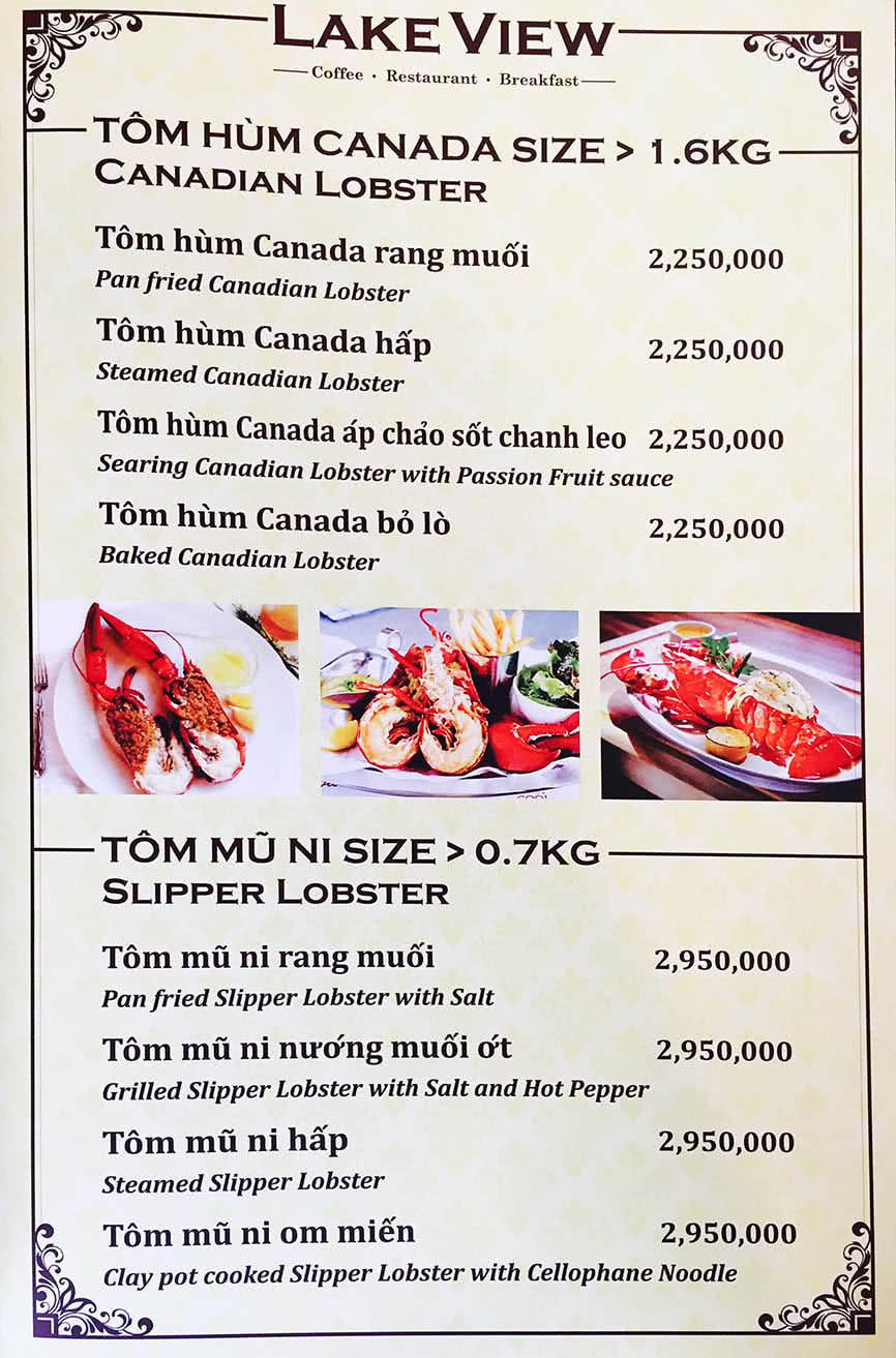 Nhà hàng Lake View - Hoàng Cầu - Cafe, Ẩm thực Á Âu sang trọng