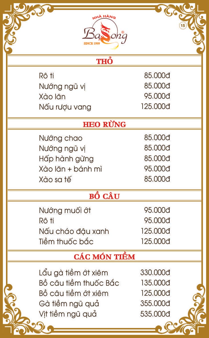 Ba Long – Hồng Đức | Chuyên hải sản và món Việt!