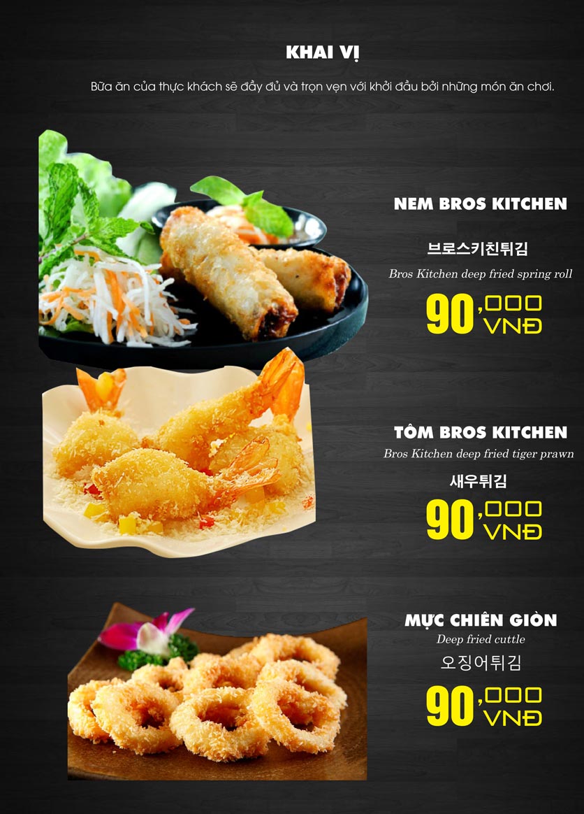 Bros Kitchen BBQ & Beer Hải Châu – Lẩu nướng Hàn Quốc