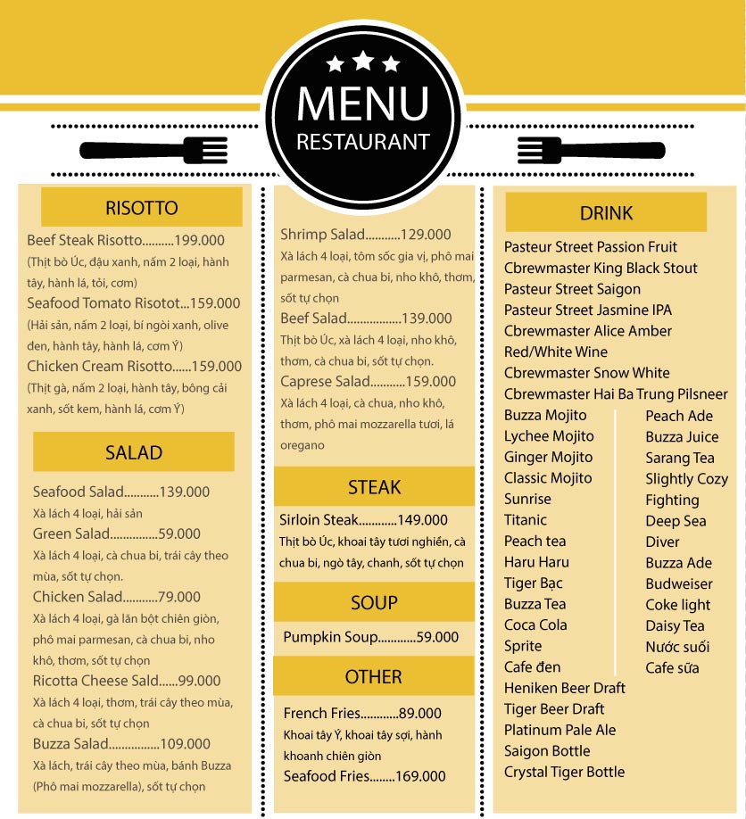 Buzza Pizza Nguyễn Trung Trực – Chuyên món Âu – Ý!