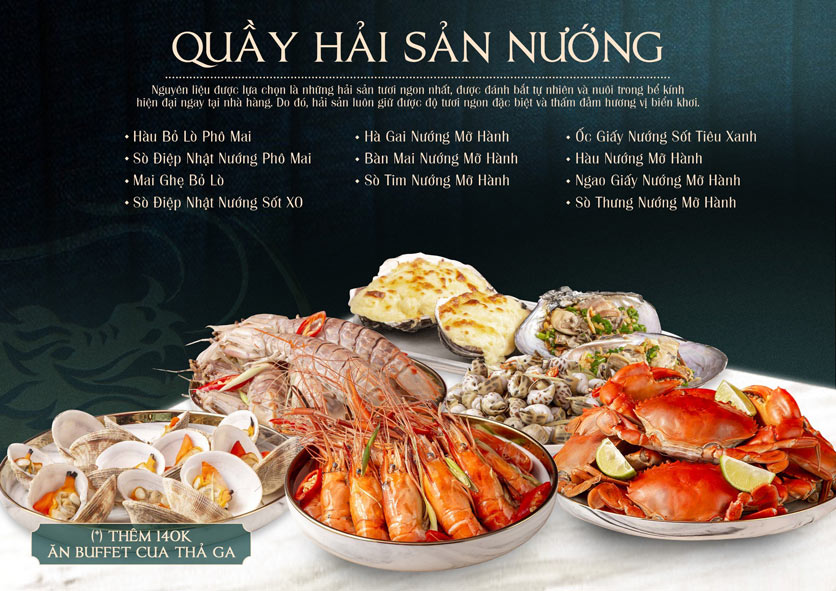 Buffet Cửu Vân Long Premium Bitexco | Đặt bàn & Nhận ưu đãi