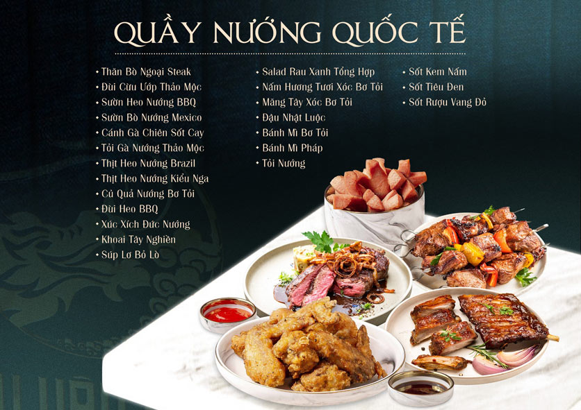 Buffet Cửu Vân Long Premium Bitexco | Đặt bàn & Nhận ưu đãi