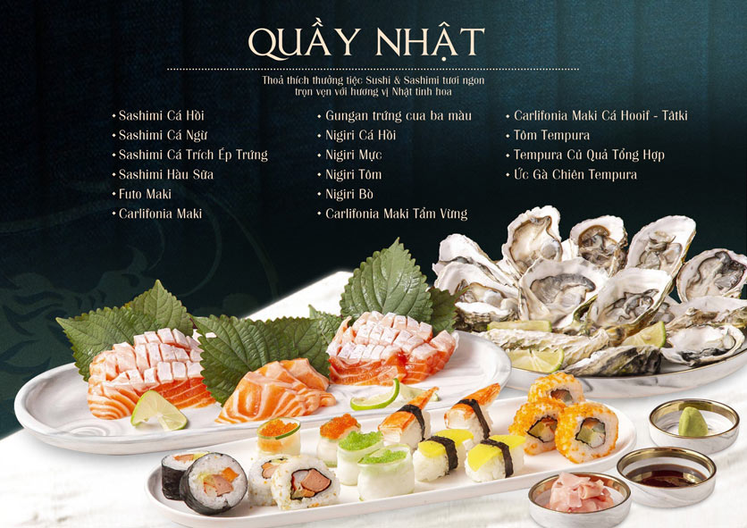 Buffet Cửu Vân Long Premium Bitexco | Đặt bàn & Nhận ưu đãi