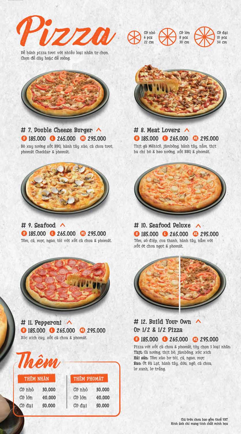 Al Fresco’s - Aeon Mall Long Biên | Pizza, món Âu ngon nổi tiếng