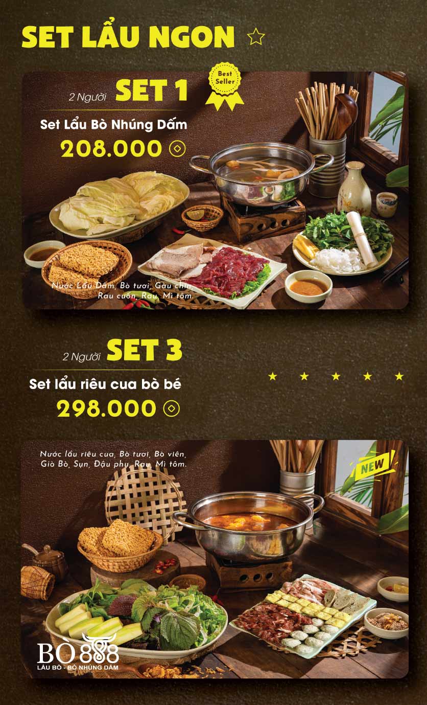 Bò 888 - Nguyễn Văn Lộc | Menu Ưu Đãi | Đặt bàn PasGo