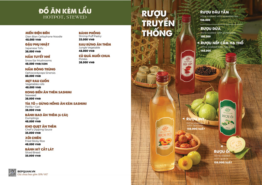 Bếp Quán - Trung Hòa | Không gian Ẩm thực Việt đặc sắc