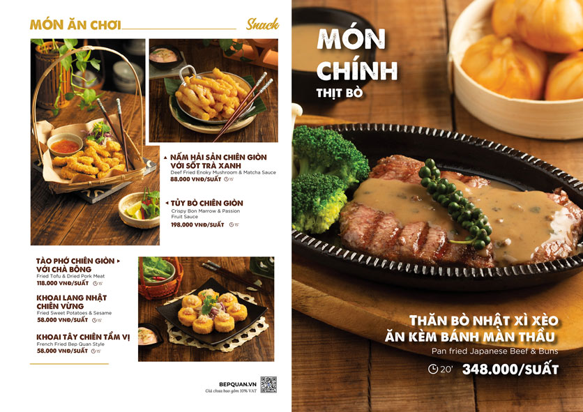 Nhà hàng Bếp Quán Hàm Long - Ẩm thực Việt