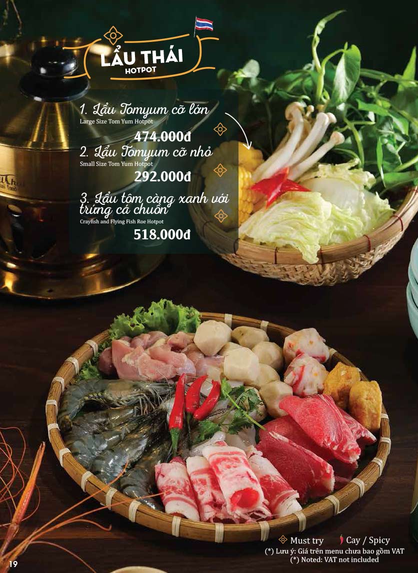 Chill Thái Ngô Đức Kế | Buffet Lẩu Thái | Menu và ưu đãi mới nhất | PasGo