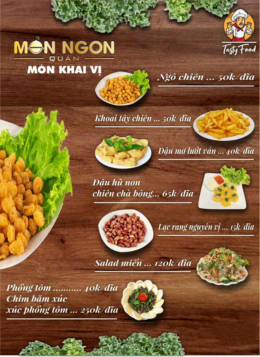 Nhà hàng Món Ngon Quán - Trần Đại Nghĩa | Menu & Ưu đãi mới nhất
