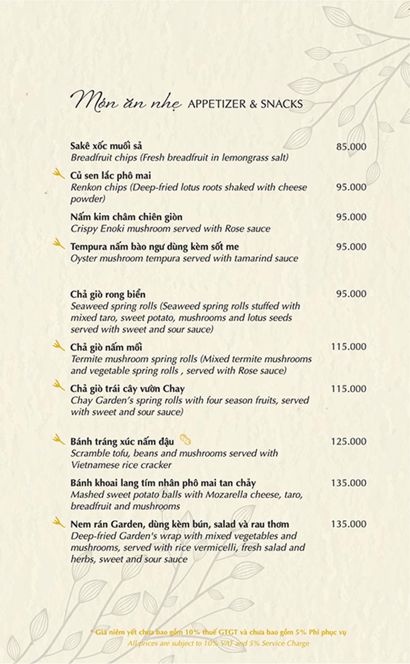 Chay Garden Vegetarian Restaurant & Coffee | Ẩm thực Chay