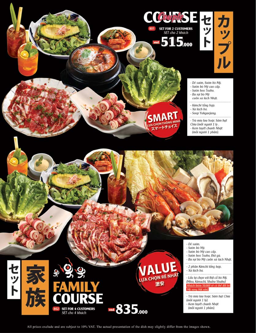 ngưu phồn menu – Thiết kế Menu Nhà hàng – Listing Online.