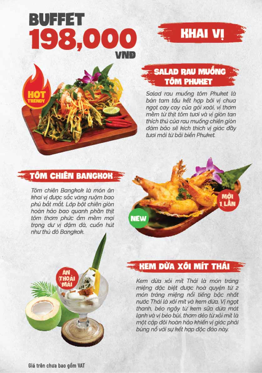 Nhà hàng Thai Deli - Quan Hoa | Buffet Lẩu Thái