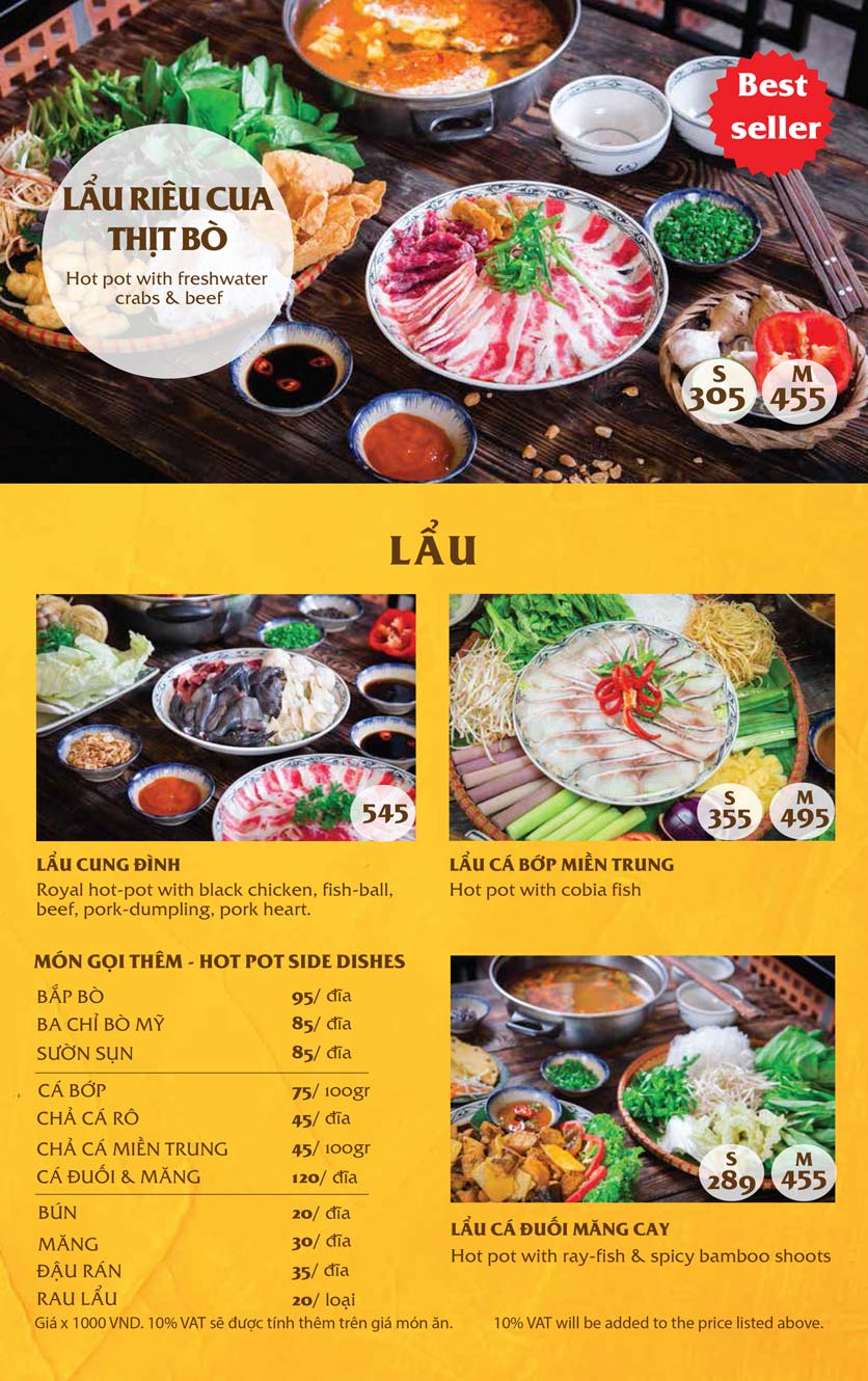 Nhà hàng Vị Quảng Nguyễn Chí Thanh – Hương vị xứ Quảng