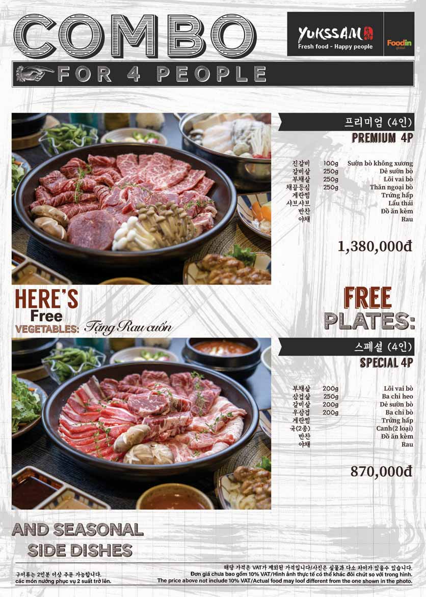 Yukssam BBQ Ô Chợ Dừa - Thịt nướng và lẩu Hàn Quốc | Pasgo.vn