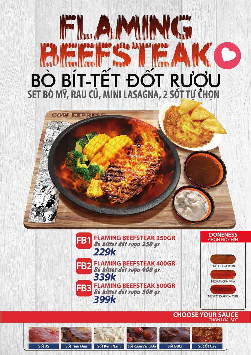 Cow Express - Phan Xích Long| Thưởng thức Steak ngon đúng điệu - PasGo
