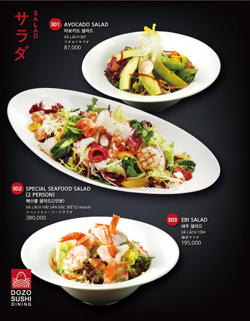 Nhà hàng Dozo Sushi Dining – Landmark 81 | Ẩm thực Nhật Bản