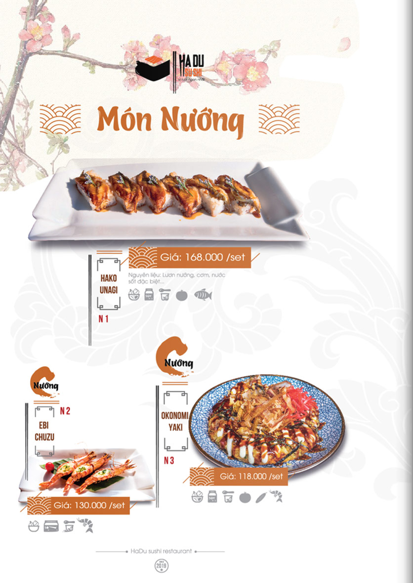 Nhà hàng Hadu.Sushi - Xã Đàn | Chuyên Sushi & món Nhật hiện đại