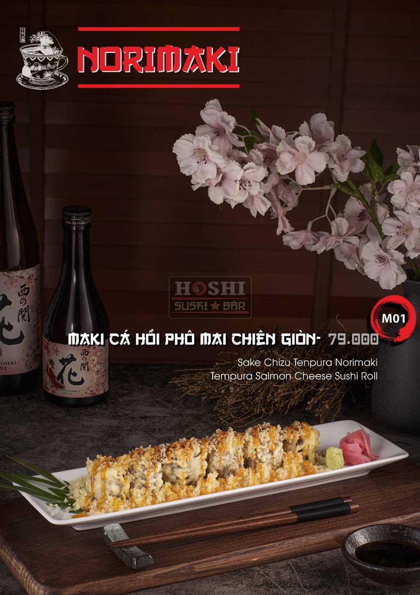 Hoshi Sushi Bàu Cát | Menu mới nhất