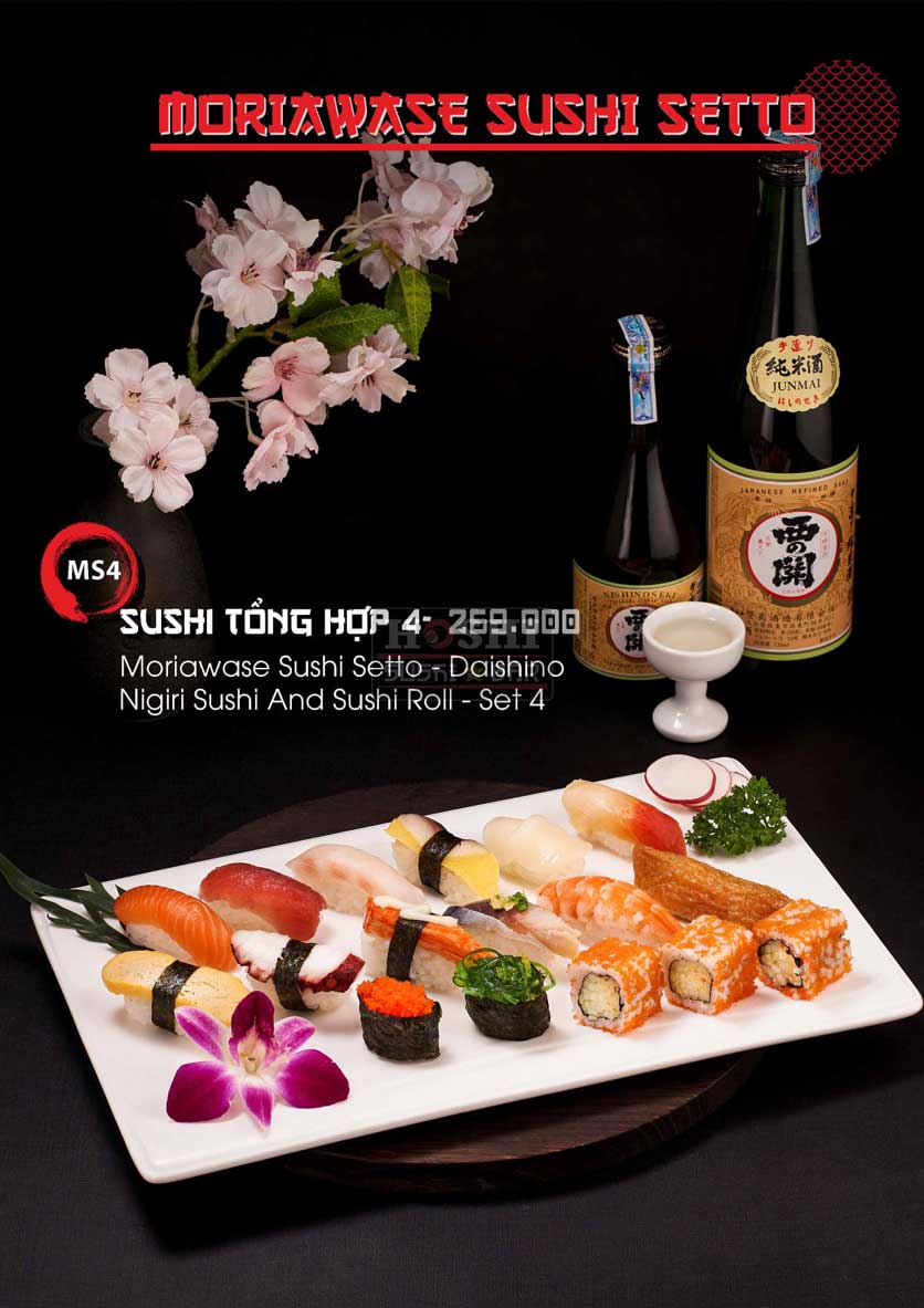 Hoshi Sushi Bàu Cát | Menu mới nhất