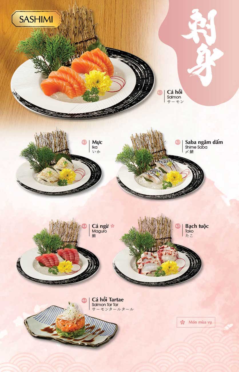 Nhà hàng Isushi – Thái Hà | Buffet sushi Nhật Bản!